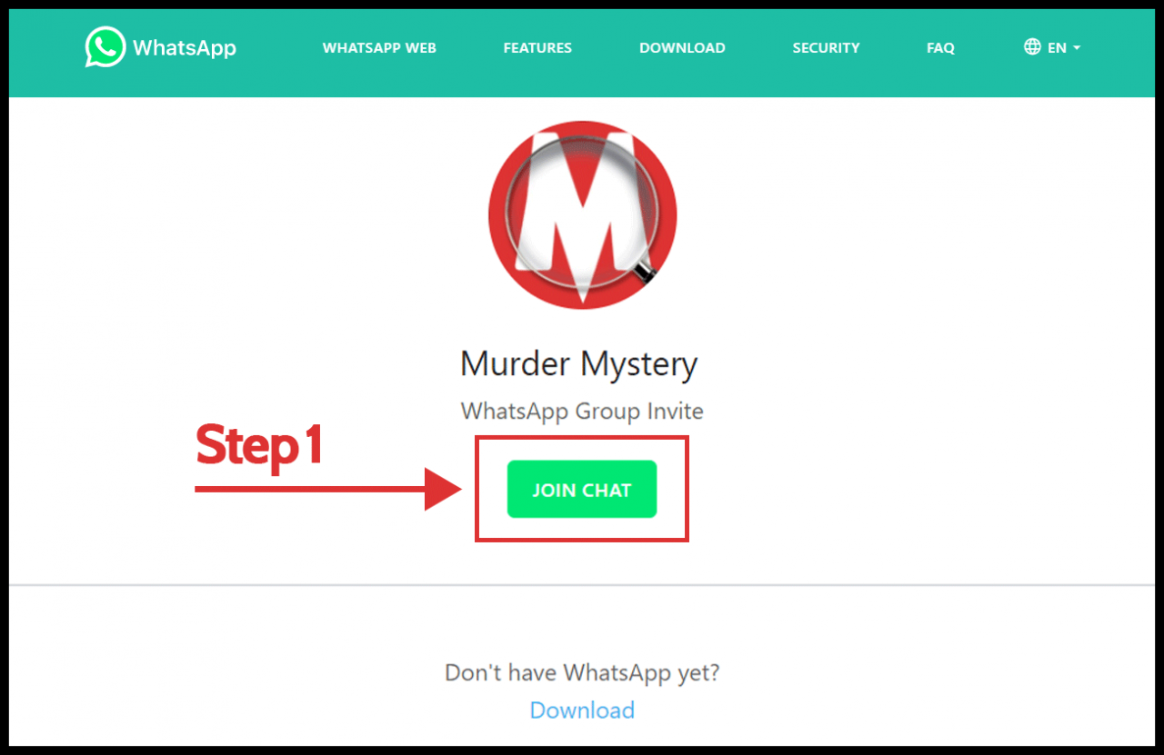 Joining Your WhatsApp Group - South African Murder Mysteries