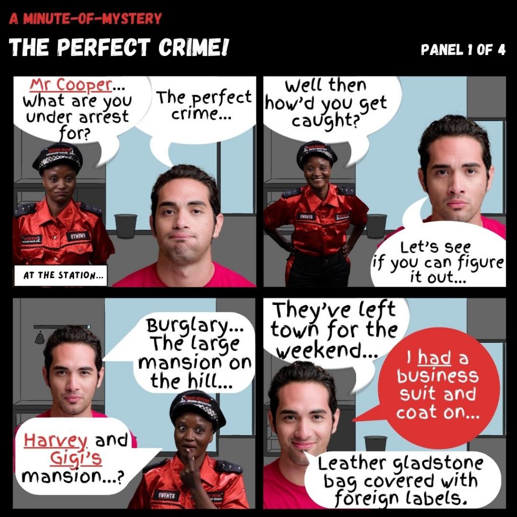 Minute-Of-Mystery | The Perfect Crime! - South African Murder Mysteries