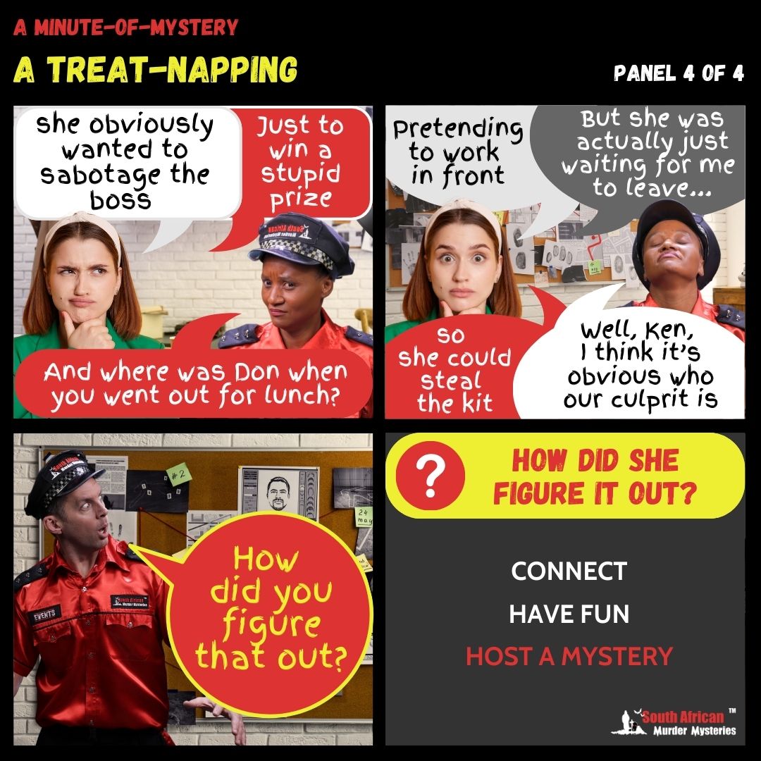 Minute-of-Mystery | A Treat-Napping - South African Murder Mysteries